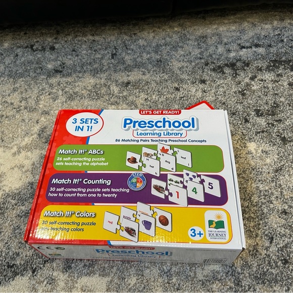 Other | Lets Get Ready Preschool Learning Library Set | Poshmark